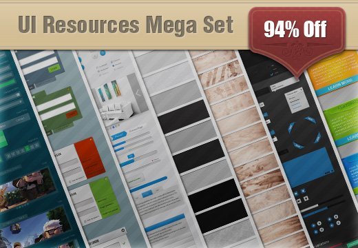 User Interface Resources With Over 500 Best Elements