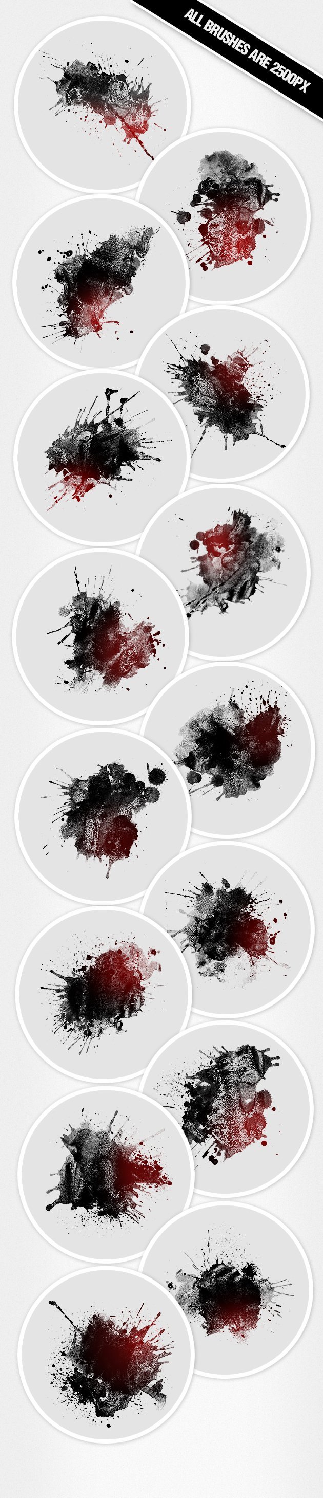 Designtnt Insane Watercolor PS Brushes | visualstorms