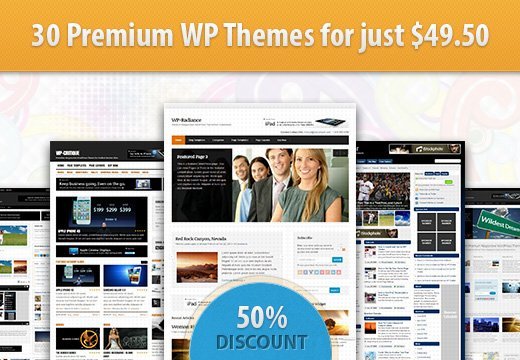 Premium themes: 30 Premium Wordpress themes | InkyDeals