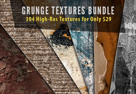 304 High-Res Grunge Textures Bundle - Extended License