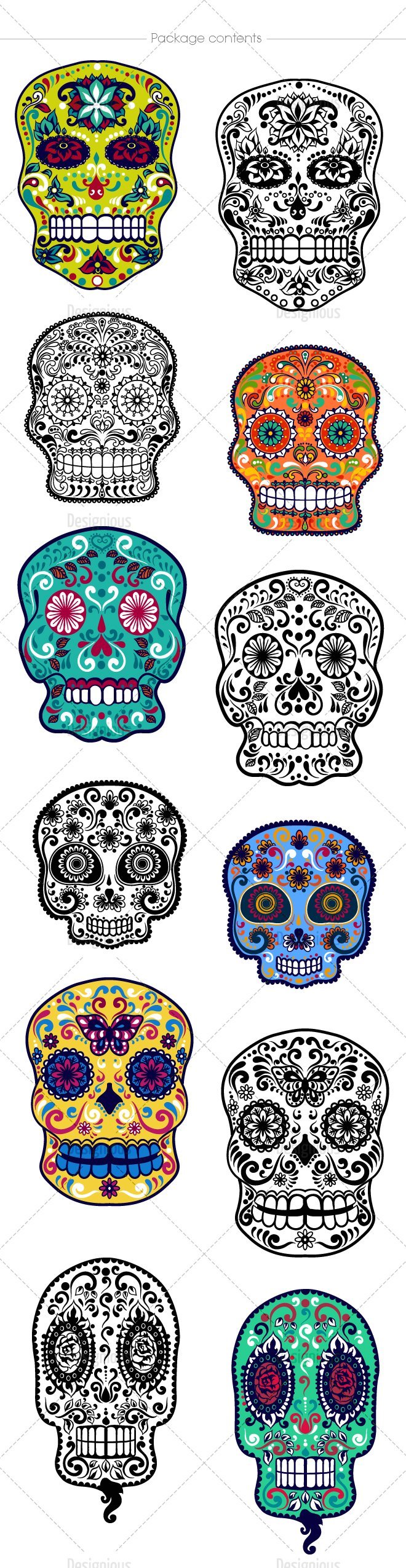 Designious Skull Vector Pack - Disegni HD