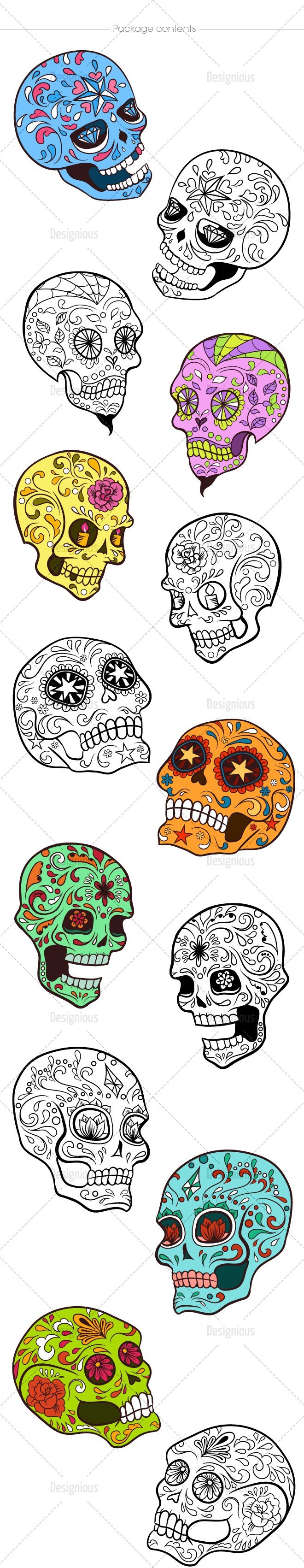 Designious Skull Vector Pack - Disegni HD
