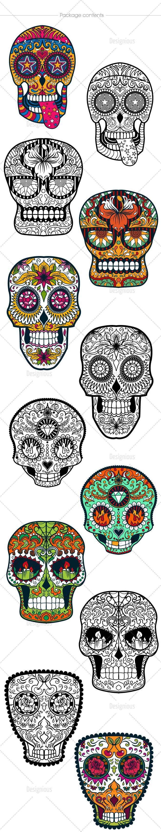 Designious Skull Vector Pack - Disegni HD