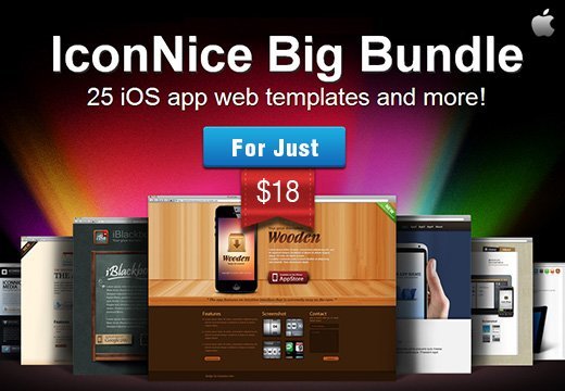 iOS App Web Templates & More | InkyDeals