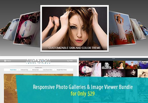 Responsive Photo Galleries & Image Viewer Bundle