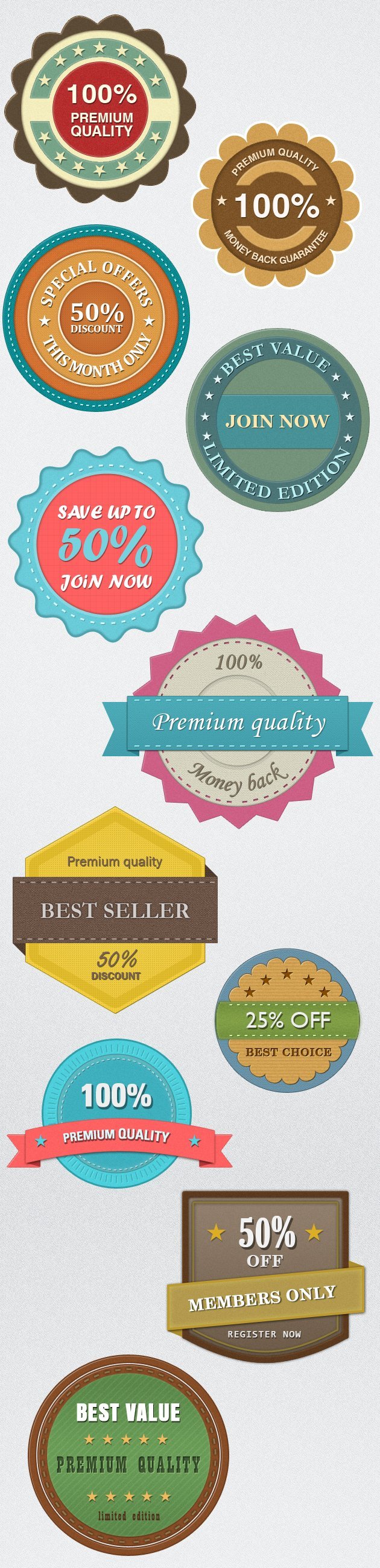 170 Fully customizable stickers, seals & badges | InkyDeals