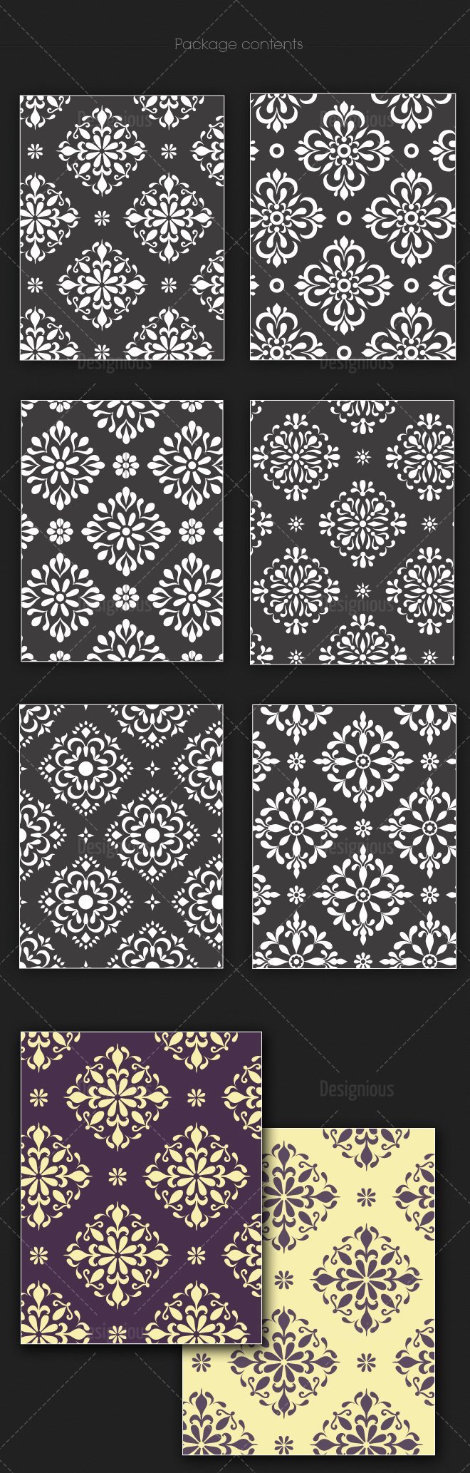 Royal Patterns: 180 premium seamless royal patterns for $29