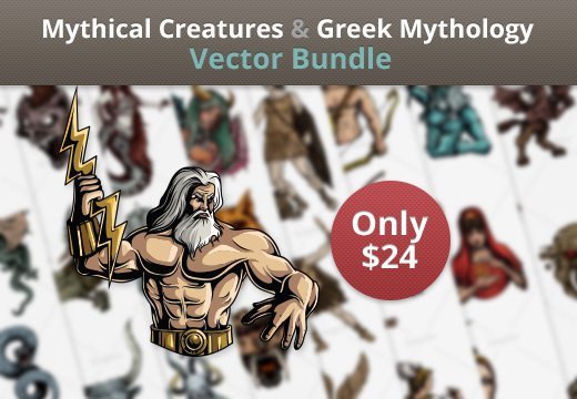 108 Best Mythology Vectors - 18 Vector Sets | InkyDeals