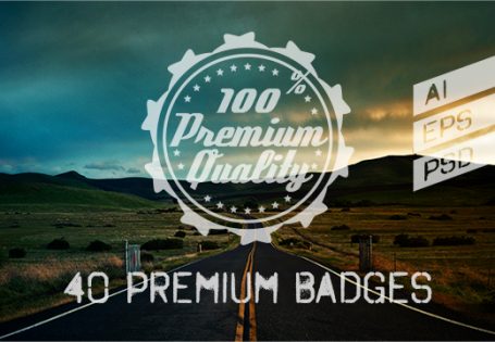 40 Fully Customizable Vector Badges Bundle | InkyDeals