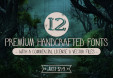 12 Premium Handcrafted Fonts - Extended License | InkyDeals