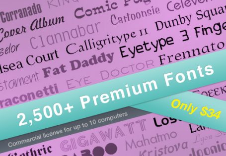 Premium Fonts Collection: Best quality fonts for your design
