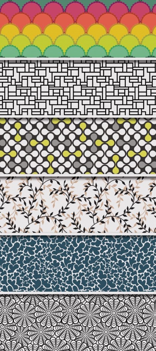 6 Free Geometric Seamless Patterns Bundle | InkyDeals