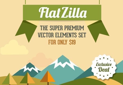 Super Premium Flat Vectors - Extended License | InkyDeals