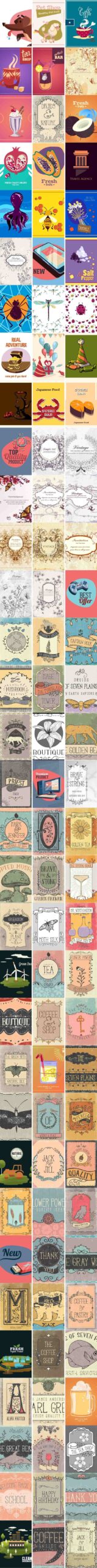 500 Colorful Illustrations | InkyDeals