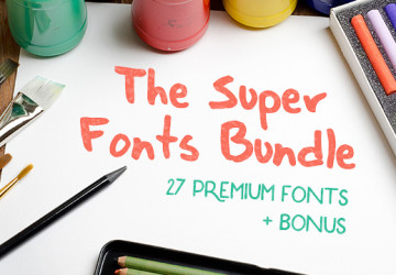 The Super Fonts Bundle: 27 Premium Fonts | InkyDeals