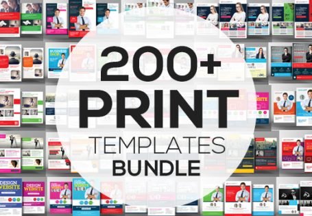 200+ Print Template Bundle | InkyDeals
