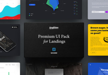 Singleton UI Pack - Stylish Way to Build Landing Page