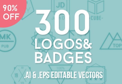 Fully Customizable Logos and Badges - 300 logos | InkyDeals