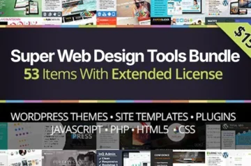 Ultimate Web Designer’s Bundle: Thousands of Premium Items