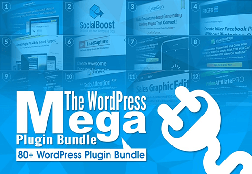 The WP Mega Plugin Bundle with 80+ Plugins | InkyDeals