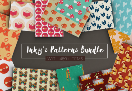 Patterns Bundle with 480+ Items | InkyDeals