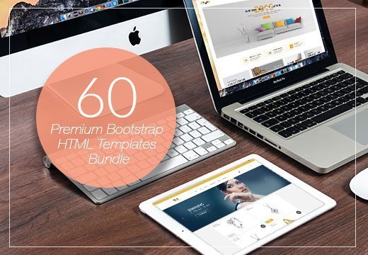 60 Premium Bootstrap HTML Templates Bundle | InkyDeals