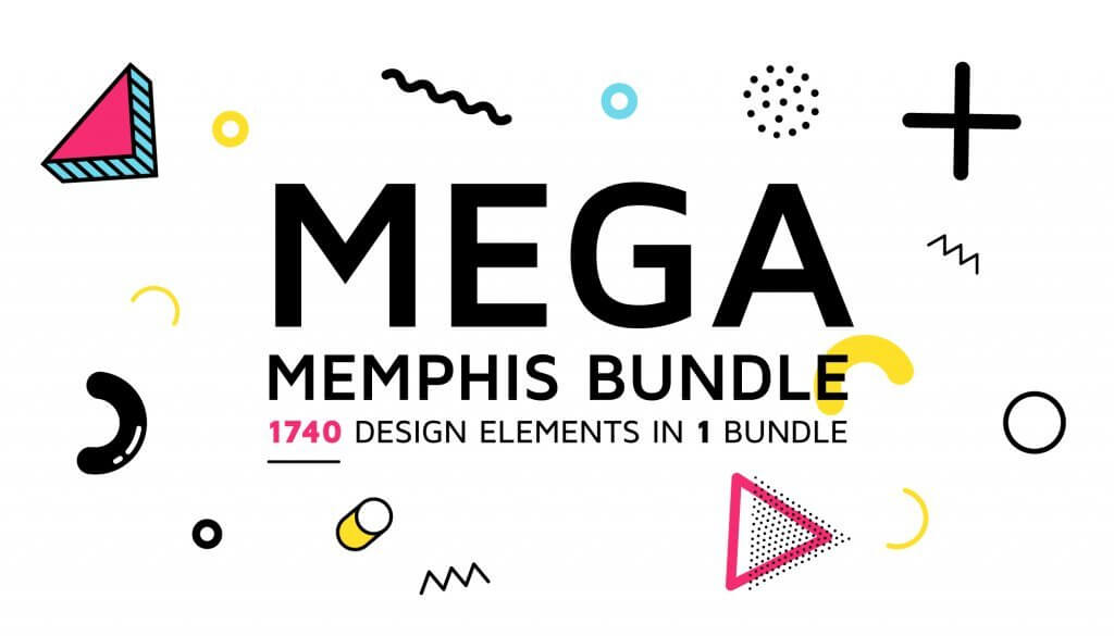 1740+ Design Resources: Mega Memphis Bundle | InkyDeals