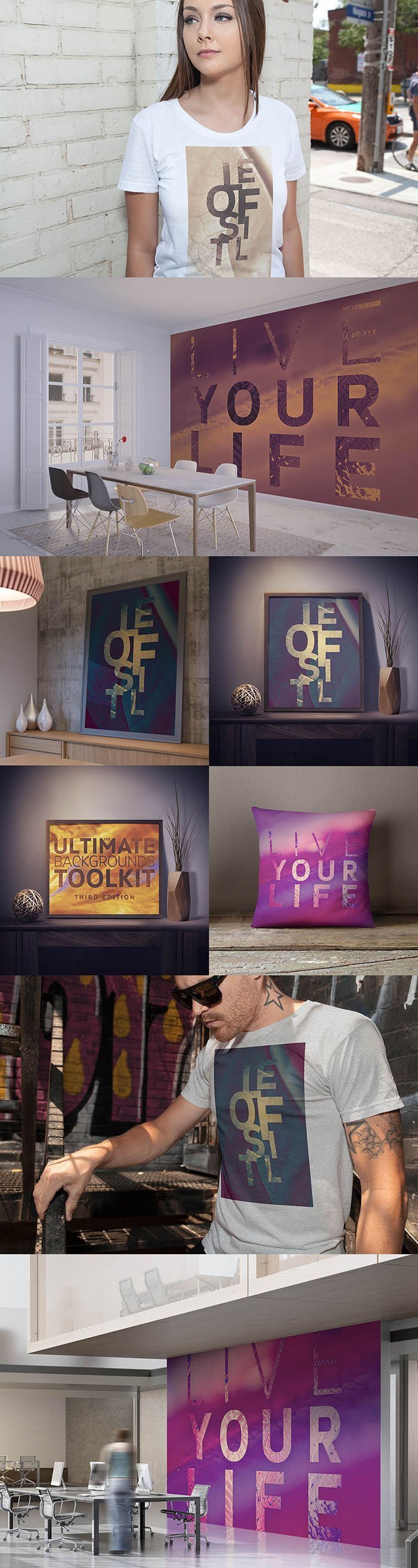Graphic Fusion: Textures, Backgrounds & Patterns | InkyDeals