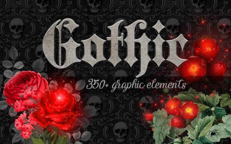 Gothic Graphics | Gothic Graphics Bundle For Classic Designs