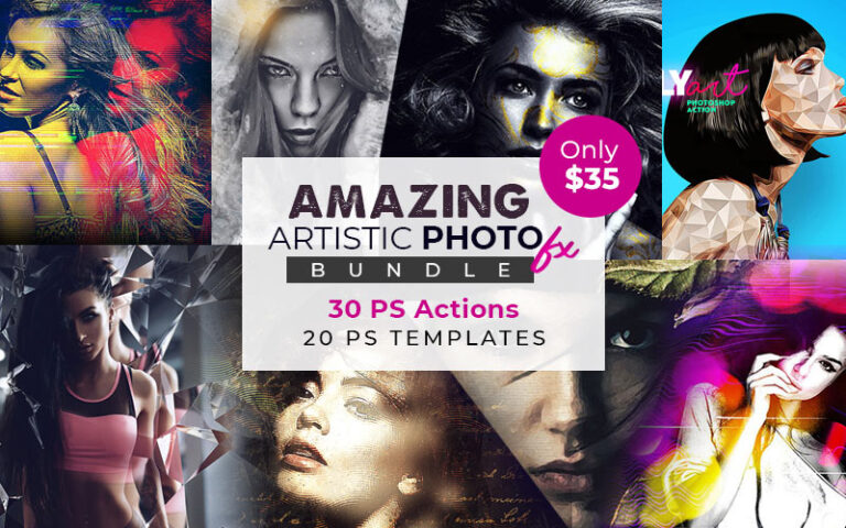 Photoshop Effects | Amazing Artistic Photo FX Bundle
