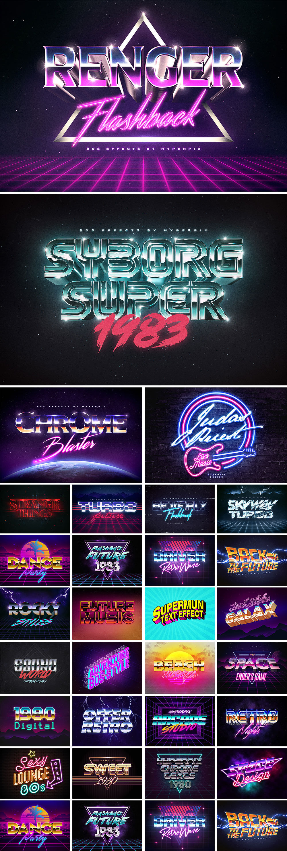 200+ Photoshop Text Effects Bundle - Inkydeals