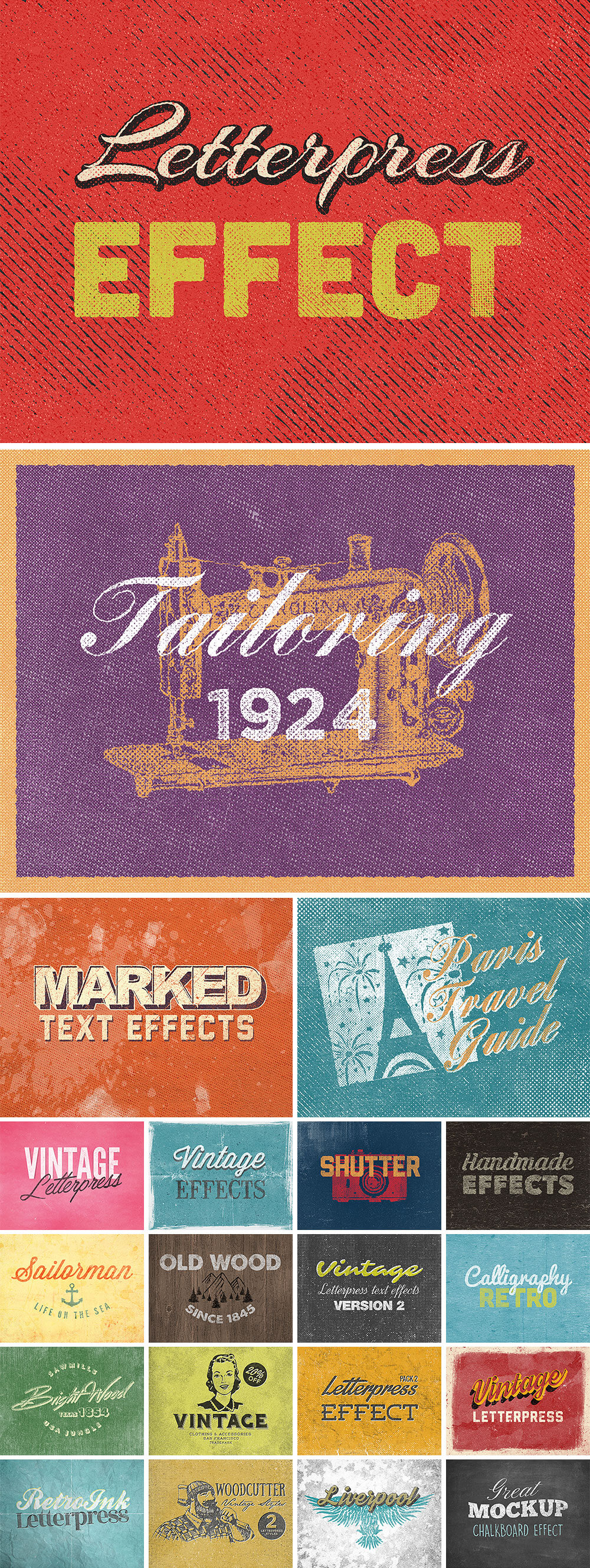 200+ Photoshop Text Effects Bundle - Inkydeals
