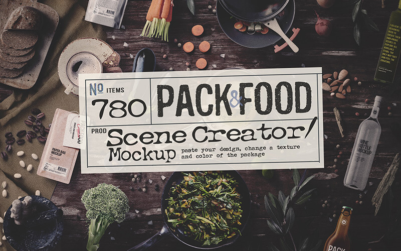 780 Pack & Food Scene Creator - InkyDeals