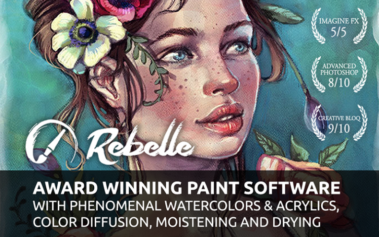 Rebelle 3 : A Real-Media Watercolor & Acrylic Paint Software