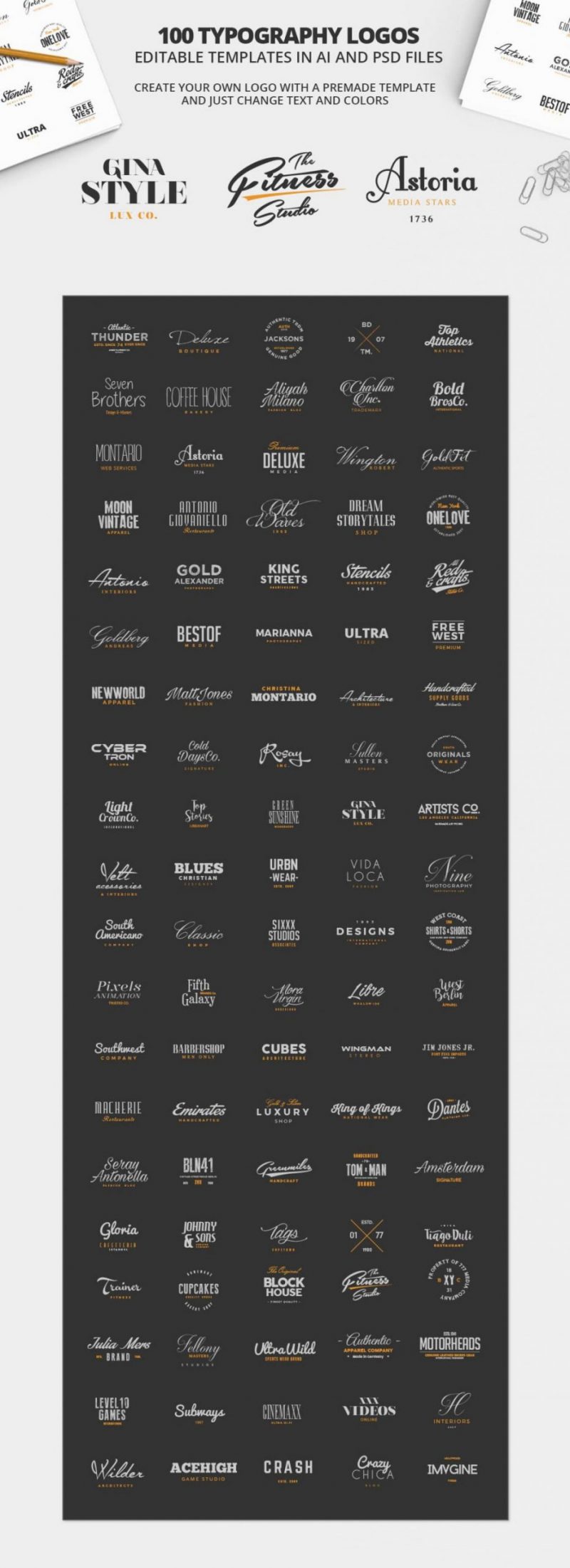 Logo Design Bundle: All In One Logo Creation Kit - Inkydeals