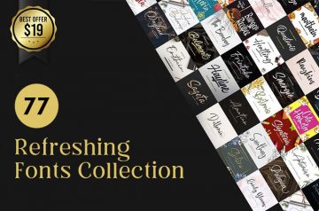 Designer Fonts: 70+ Sassy Fonts Collection - Inkydeals