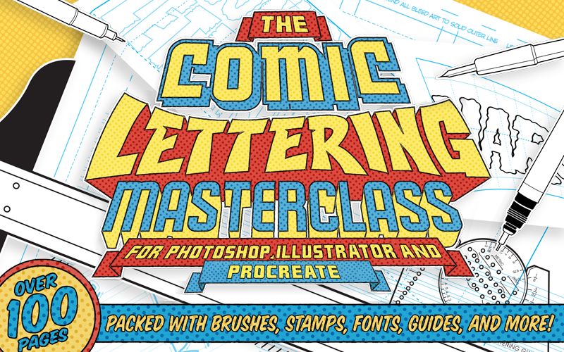 The Comic Lettering Masterclass & Resources | InkyDeals