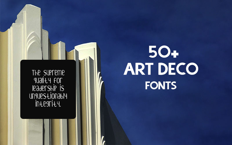 Free Art Deco Fonts - InkyDeals