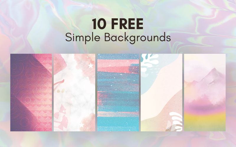 Simple Backgrounds Collection| InkyDeals