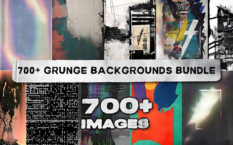 100 Grunge Halftone Textures Bundle | InkyDeals