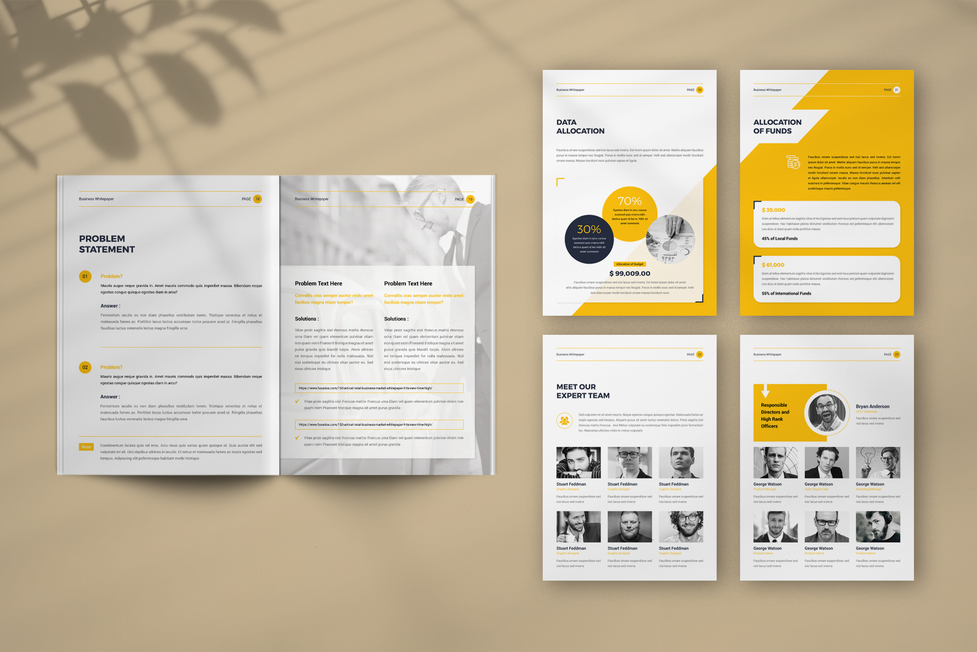 Professional White Paper Template | 28 Pages | DealFuel